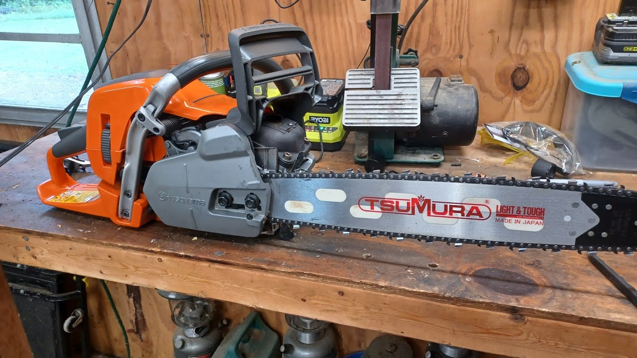 Husqvarna 550xp muffler mod and channel updates