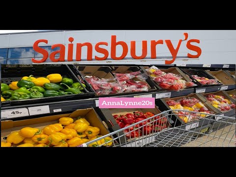 Come Shop With Me @Sainsbury's Supermarket Grocery Food Shopping Haul - Pounds Dollars Euros & Peso