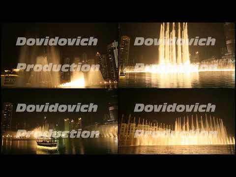 The Dubai Fountain in the Night
