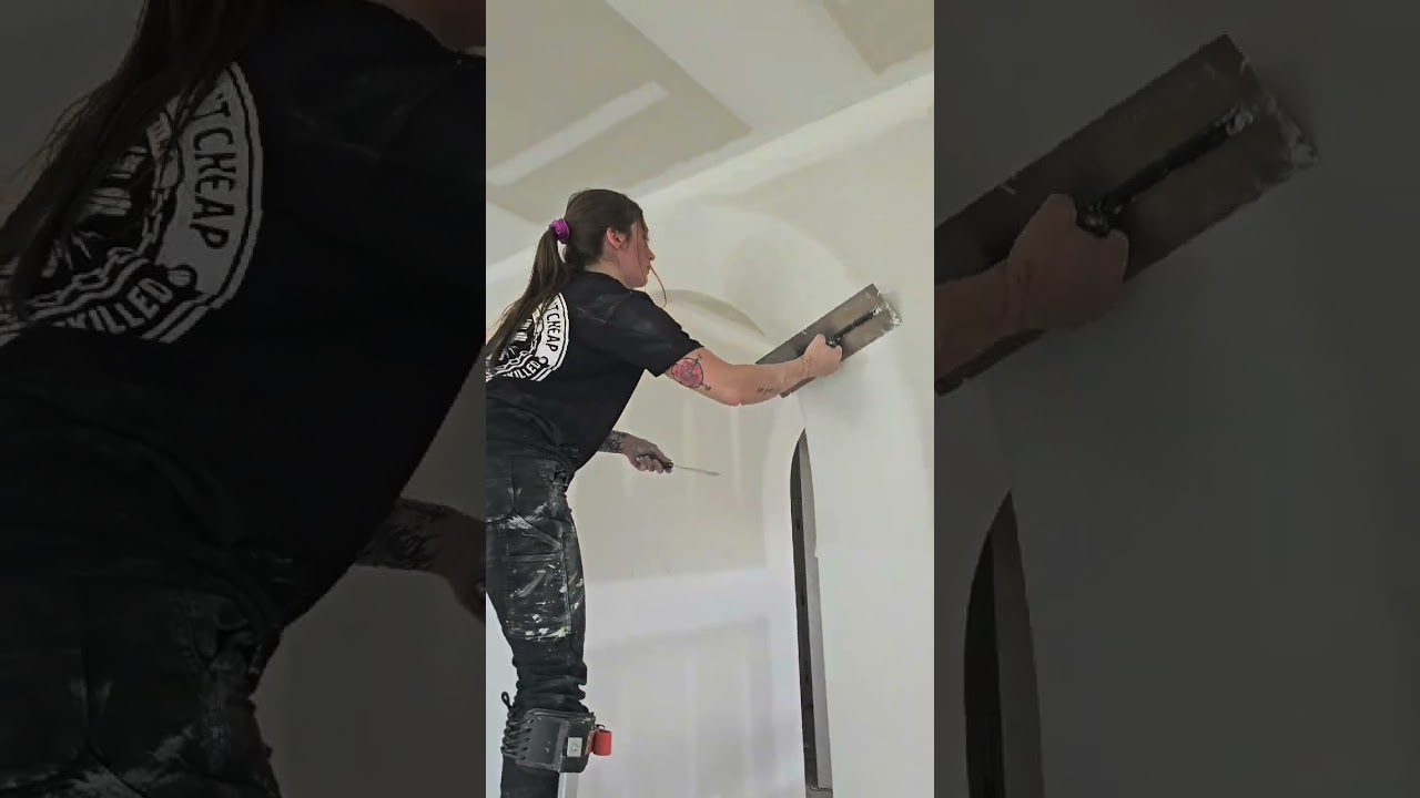 finishing an archway 😁 #diy #arch