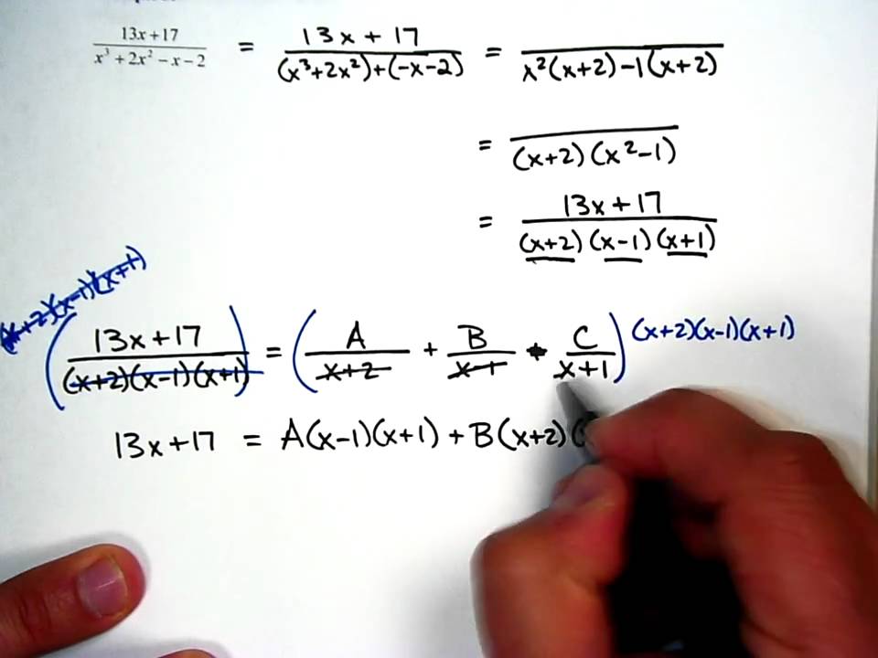 PC - Partial Fractions, Example 3