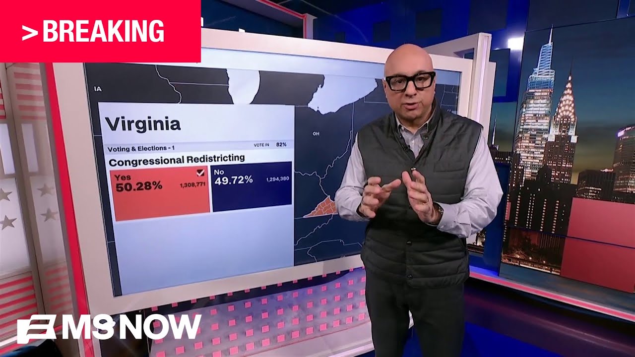 BREAKING: Virginia approves Democratic-drawn map, AP projects