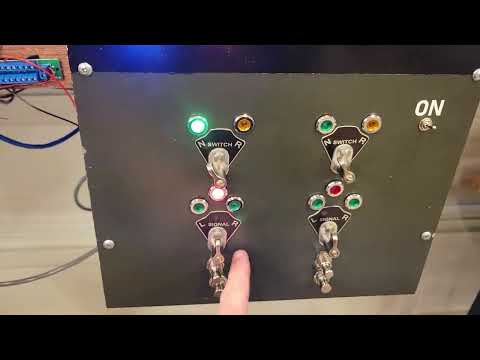 CTC Signals Local panel demo on my O scale Clinchfield layout