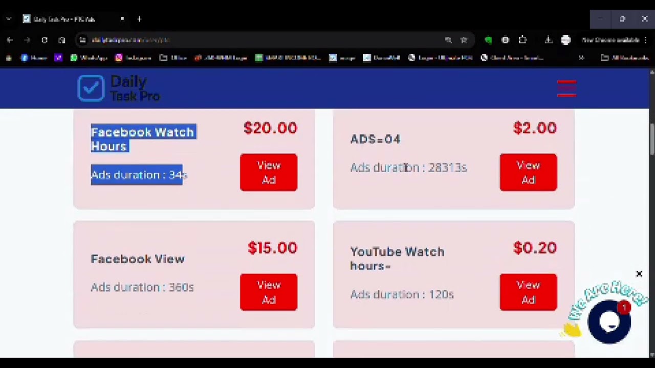Daily Task pro ads