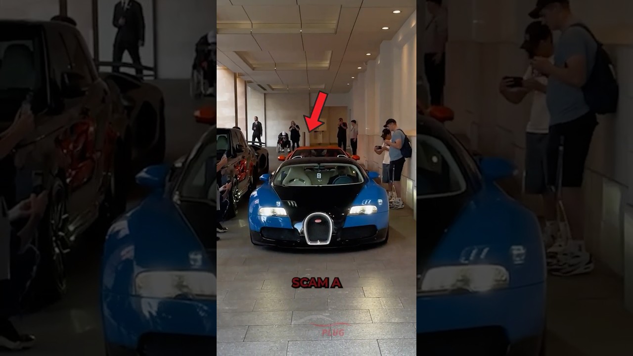 This guy got scammed by Bugatti and  what he did next will shock you 😱 #automobile#shorts
