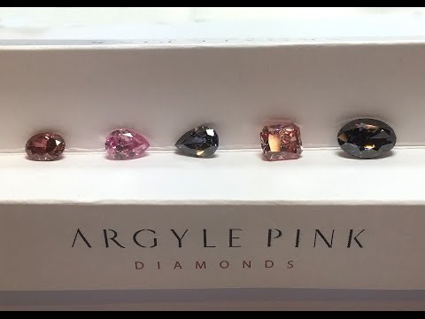 The 5 hero coloured diamonds from Argyle Chroma collection