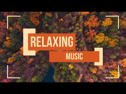 Enchanting Autumn River Scenes + Relaxing Piano Music for Stress Relief 4K