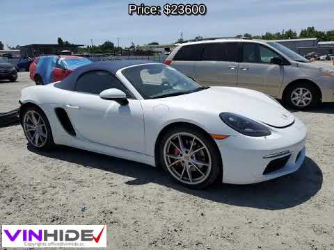 VIN: WP0CB2A84HS241258 - 2017 Porsche Boxster- S