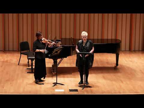 Daniel Sedgwick - Walters Songs (2020), for soprano and violin - World Premiere
