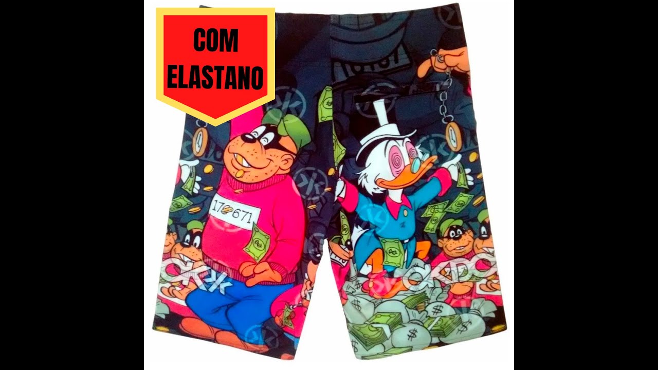 Bermuda Elastano Tio Patinhas