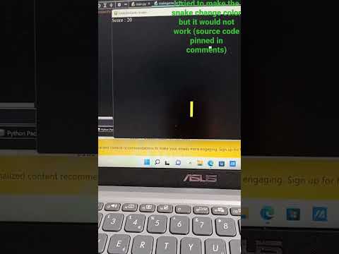 snake game in python using pygame (beginner level)
