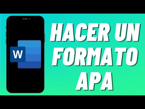 C贸mo hacer un formato apa en Word