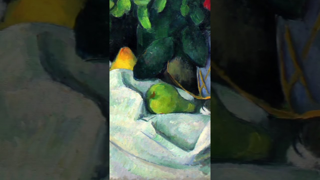 +ARTE+ Cézanne. Bodegón con flores y frutas (1890). En detalles. #cezanne #bodegon #historiadelarte