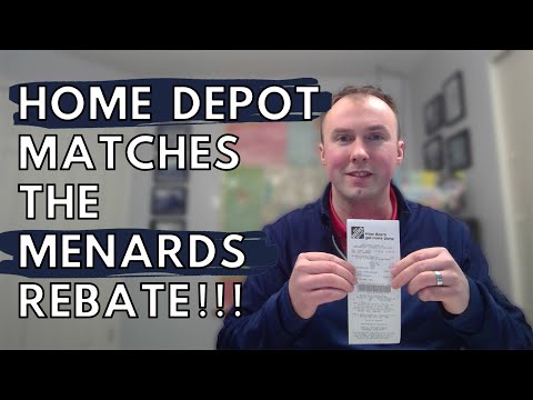 HOW TO GET HOME DEPOT TO MATCH THE MENARDS REBATE - PART TWO