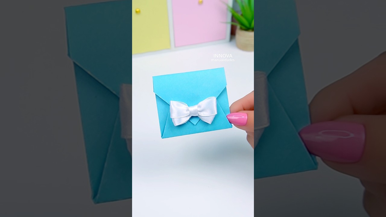 DIY Linda Idea para Envolver Regalos 🎁 Manualidades de Papel Fáciles #diy #manualidades #regalos