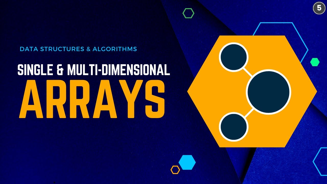 #5 Arrays - Single & Multidimensional | Data Structures and Algorithms - Arrays