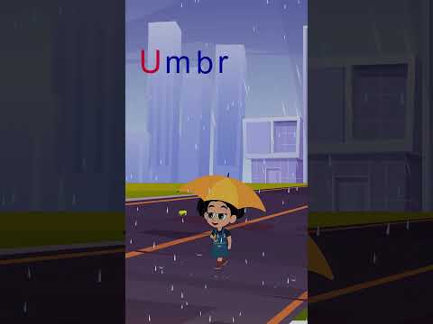 U For Umbrella | Alphabet Song | Phonics Song with Spellings | #shorts #shortsfeed learning
