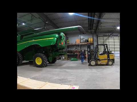 John Deere Combine Product Improvement Timelapse