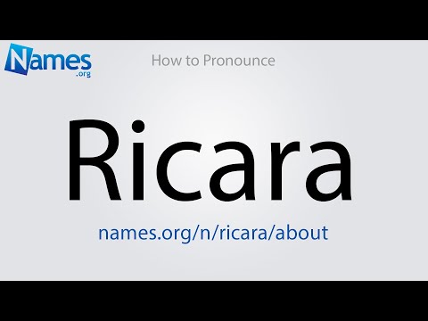 How to Pronounce Ricara