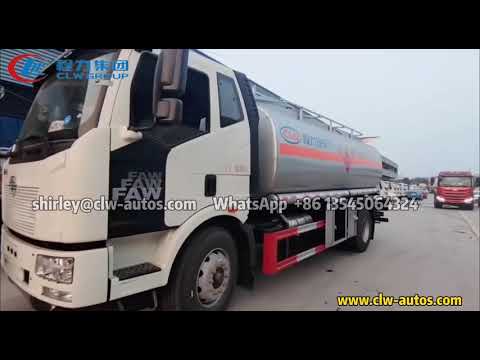 15000liters Oil Tanker Truck/China Fuel Dispenser Truck/FAW J6 4000gallons Fuel Bowser Truck