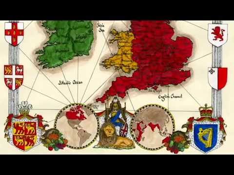 Map of the British Isles - Hand drawn with pen and ink