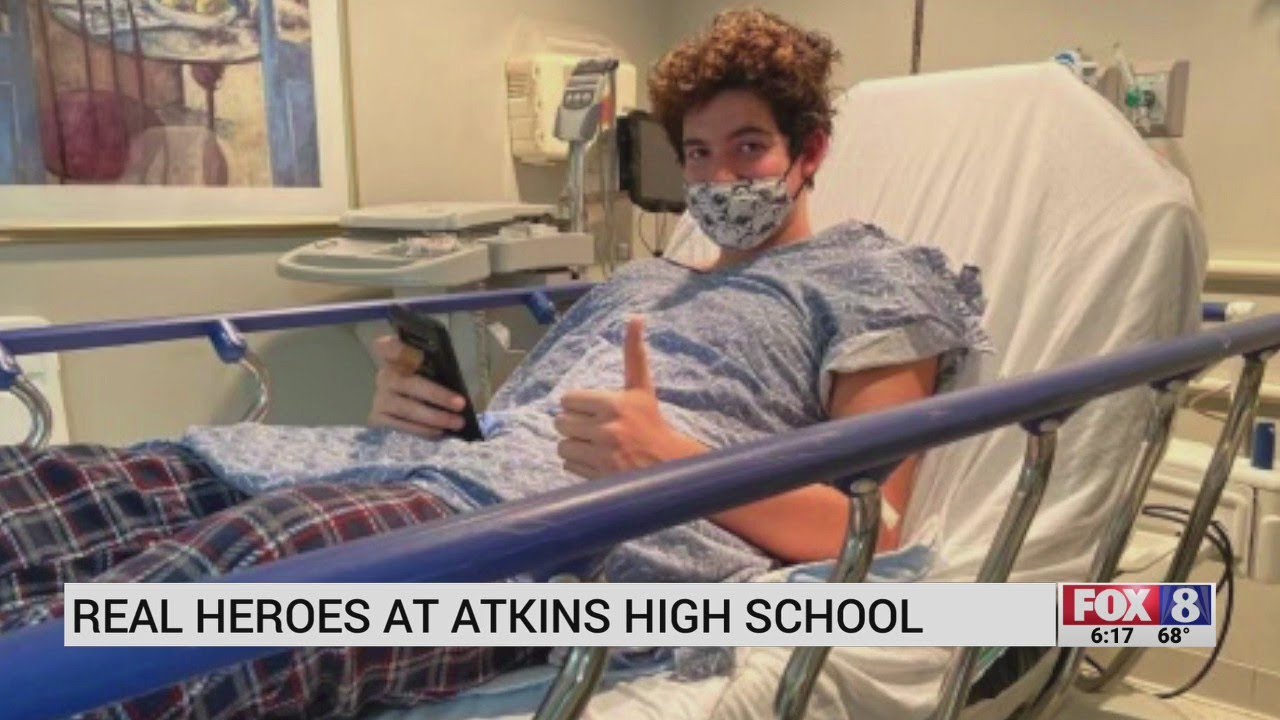 Heroes at Atkins High School help save soccer player's life