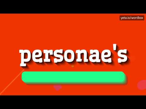 PERSONAE'S - HOW TO PRONOUNCE IT!?