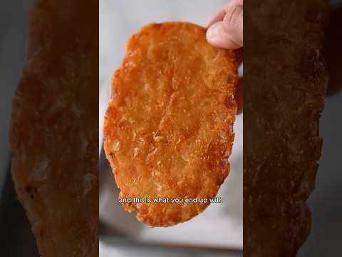 Hash browns, McDonald's style SECRET TECHNIQUE 🥔〽️