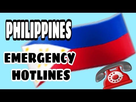 PHILIPPINES EMERGENCY HOTLINES | magbubukid sa abroad