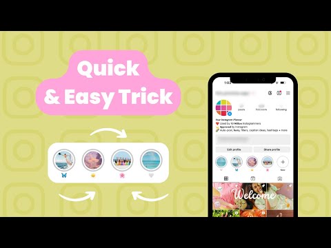 💫 Quick & Easy Way to Rearrange Your Instagram Highlights