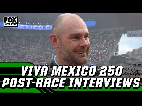 Shane Van Gisbergen and more post-race interviews from Viva Mexico 250 | NASCAR on FOX