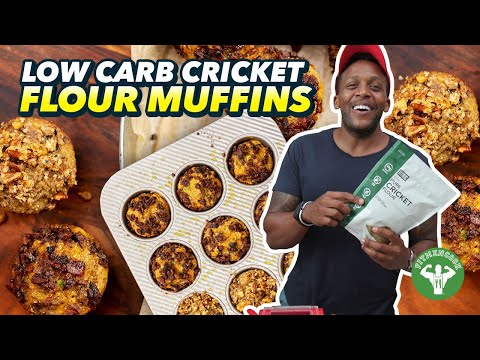 Would you eat..crickets?! Low-carb Muffins!