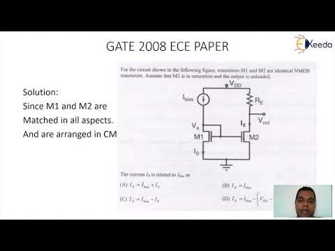 MOSFET Numerical Problems 5 Explained - GATE Analog Circuits Concepts Video Lecture - Analog ...