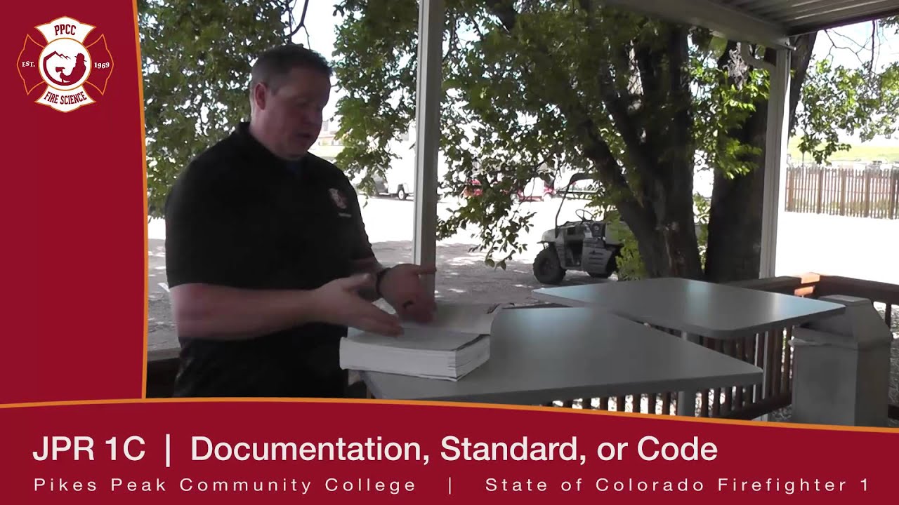 PPCC FF1 JPR 1C Document, Standard or Code