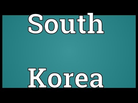 South Korea Meaning
