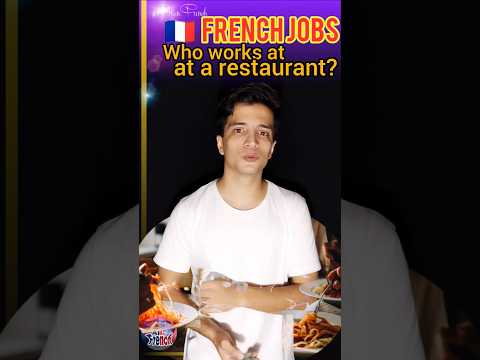 Vocabs04: French Jobs at Restaurant