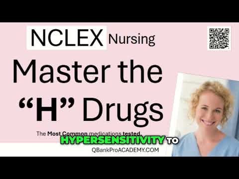 Master the "H" Drugs, NCLEX, Nursing, Nurses