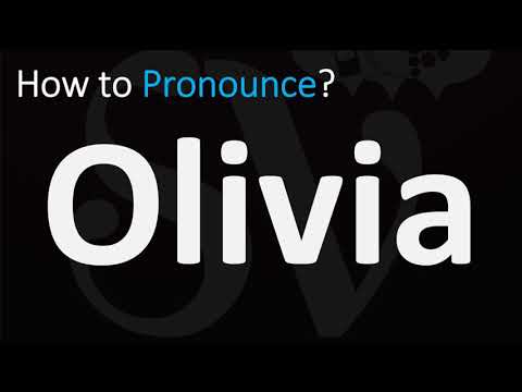 How to Pronounce Olivia (CORRECTLY)