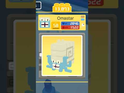 Omanyte evolved into Omastar ! #pokémonquest #80 #pokémon #omanyte #omastar #gaming