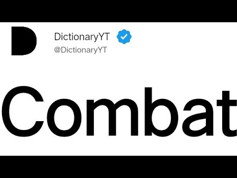 Combat Meaning in English
