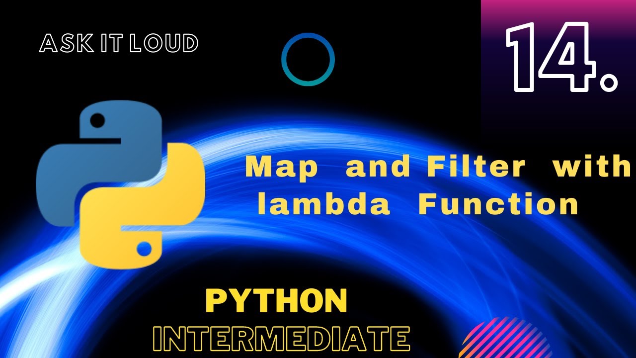 Lecture - 14 - Map and Filter Function with Lambda Examples|Python Intermediate|Python in hindi|
