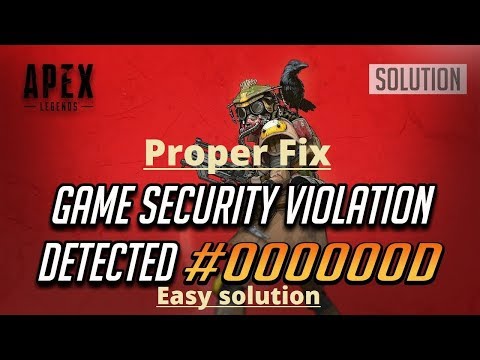 Apex legends Easy Anti Cheat Error | Game Security Violation Detected | Game Not Opening |FIXED