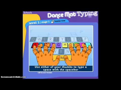 Dance Mat Typing - Demo