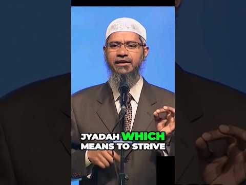 Dr Zakir Naik explains what is Jihad? #drzakirnaik #islam #religion #science #quran
