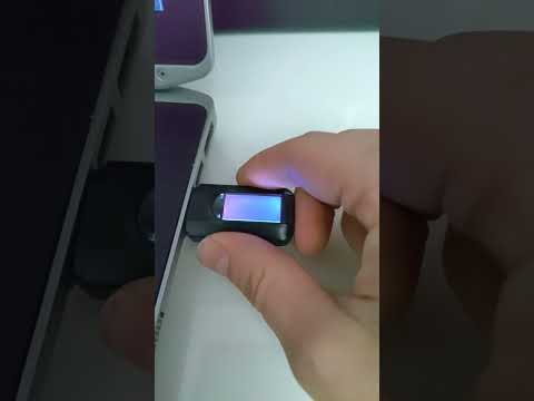 USB Bluetooth transmitter receiver 2 in 1 adapter with illuminated LCD display