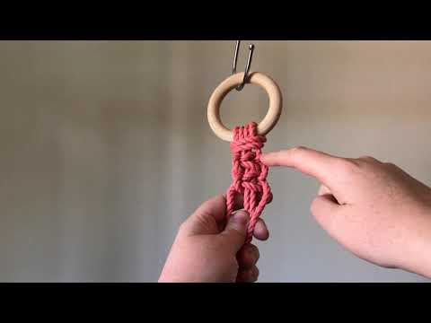 Square Knot Sinnet Tutorial (How to Create a Row of Square Knots)
