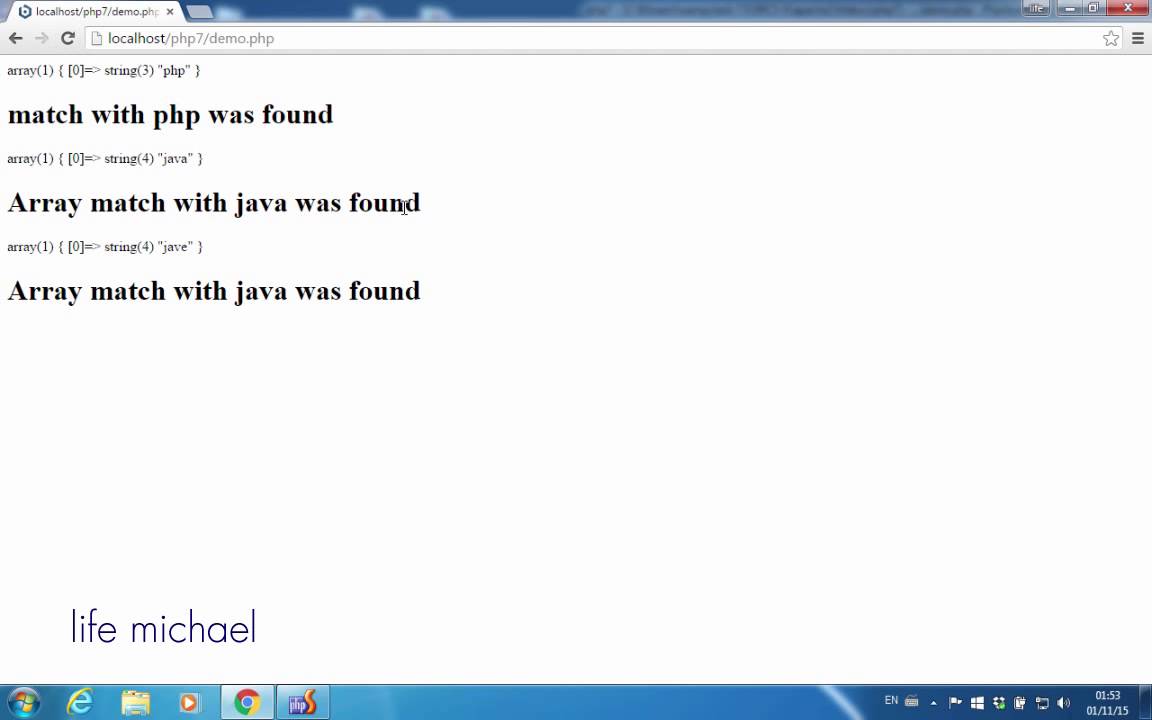 The preg replace callback array Function in PHP7