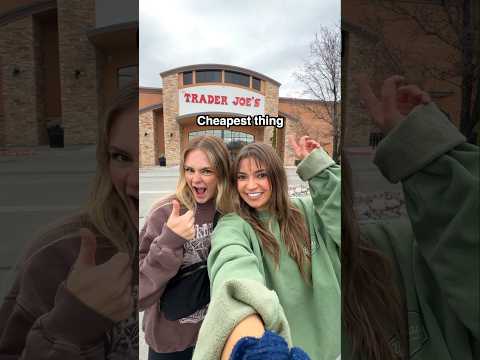 What's the Cheapest Item at Trader Joe’s? 🍎 #challenge #traderjoes #shopping