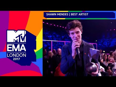 Shawn Mendes Accepts 'Best Artist' Award | MTV EMAs 2017 | MTV Music