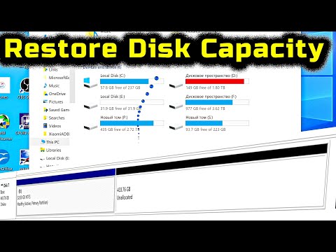 How to Restore Hard Disk Capacity and Recover Missing Space